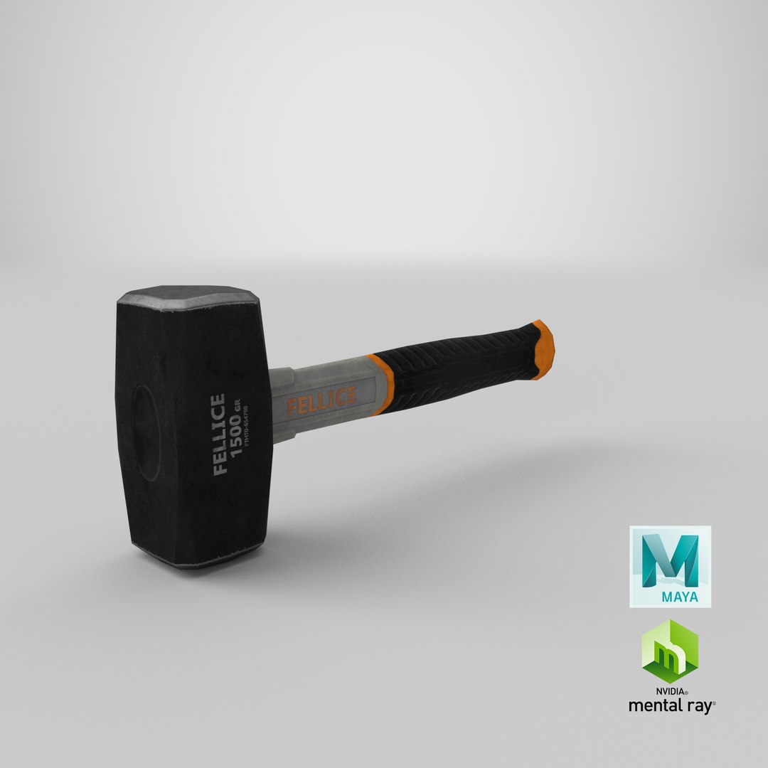 3D Sledge Hammer GameReady LODs - TurboSquid 1880429
