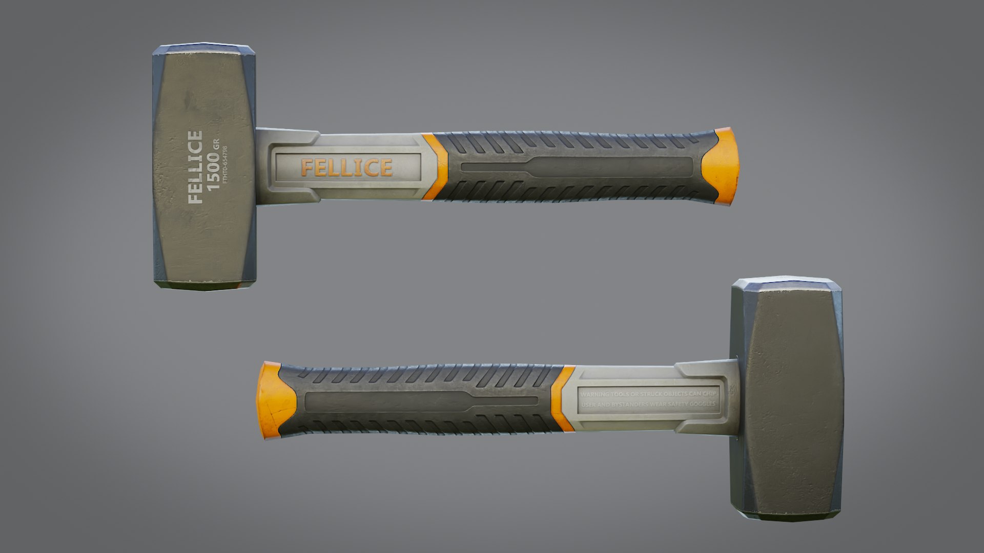 3D Sledge Hammer GameReady LODs - TurboSquid 1880429