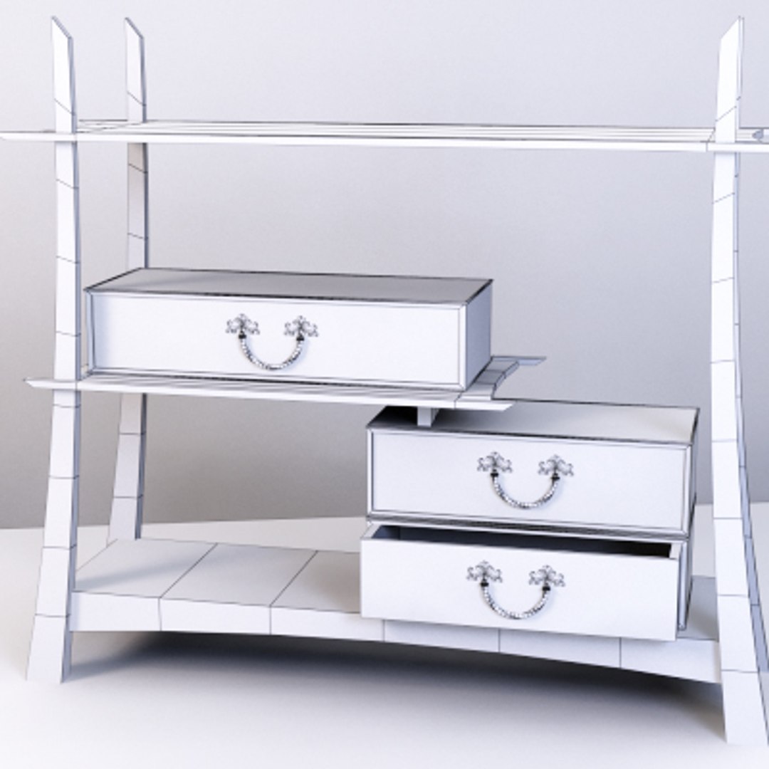 Katana Screen Table 3D Model - TurboSquid 1634674