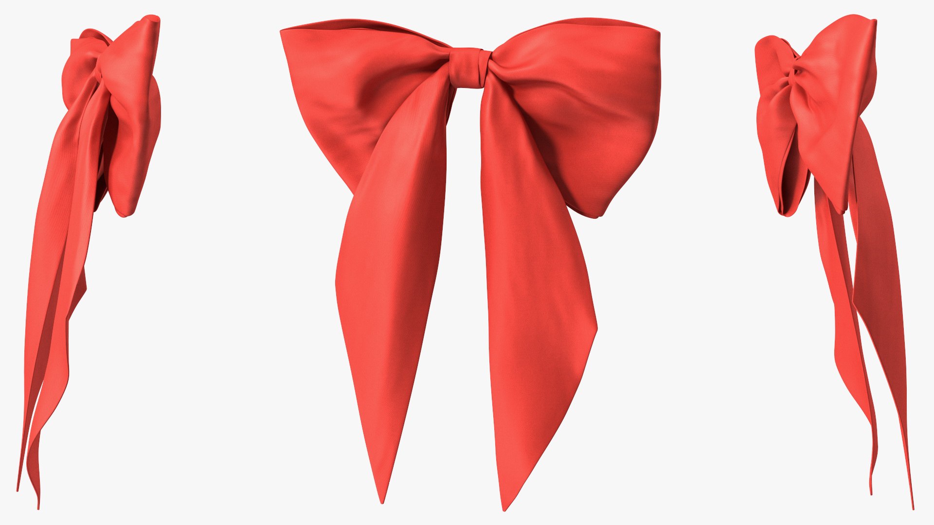 Vogue Bow Red 3D Model - TurboSquid 1882154