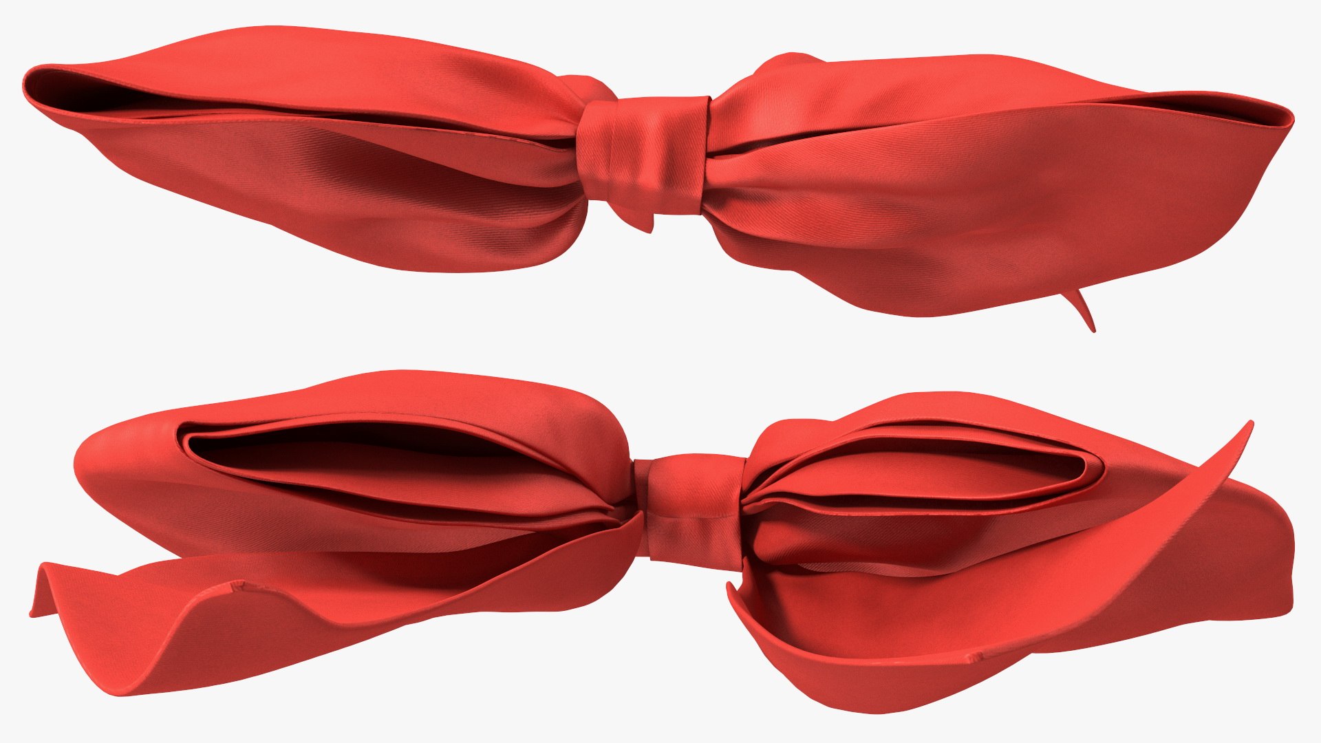 Vogue Bow Red 3D model - TurboSquid 1882154