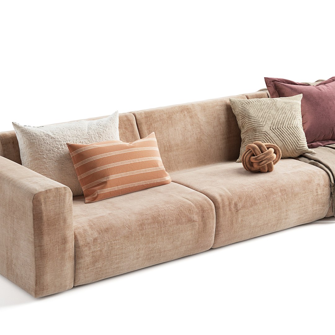 3D By FonQ Move 3 Seater Sofa - TurboSquid 1896965