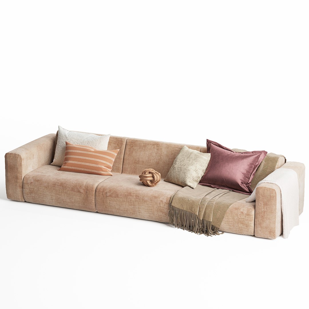 3D By FonQ Move 3 Seater Sofa - TurboSquid 1896965