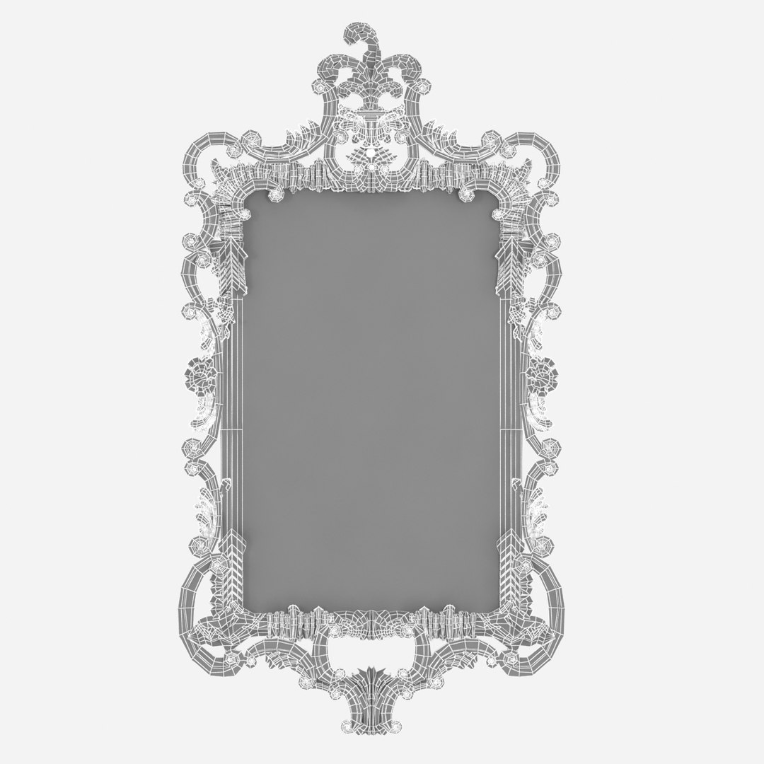 Mirror George Iii Rectangular 3d Model