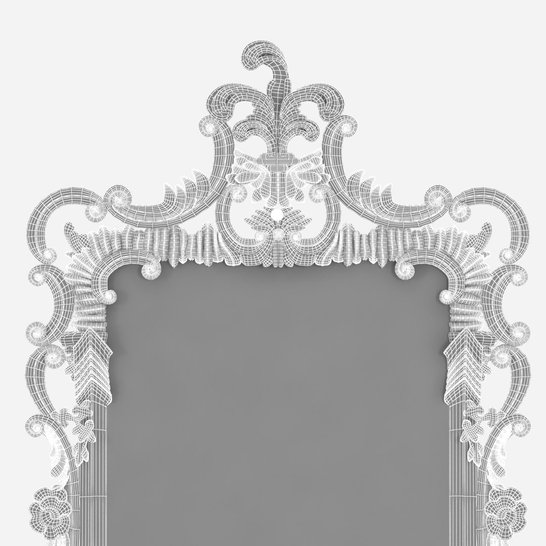 Mirror George Iii Rectangular 3d Model