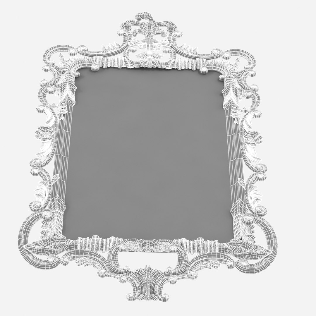 Mirror George Iii Rectangular 3d Model