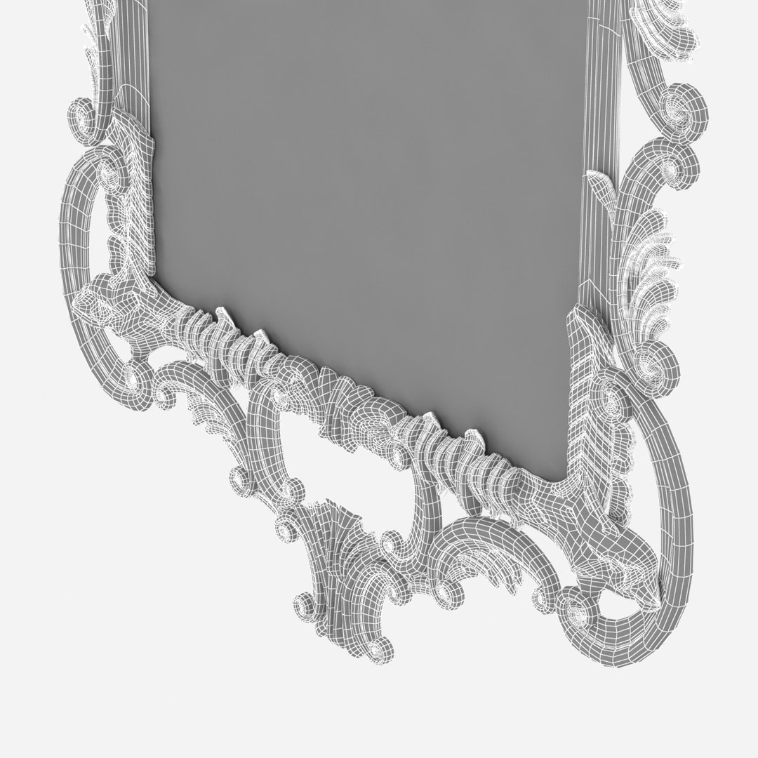 Mirror George Iii Rectangular 3d Model