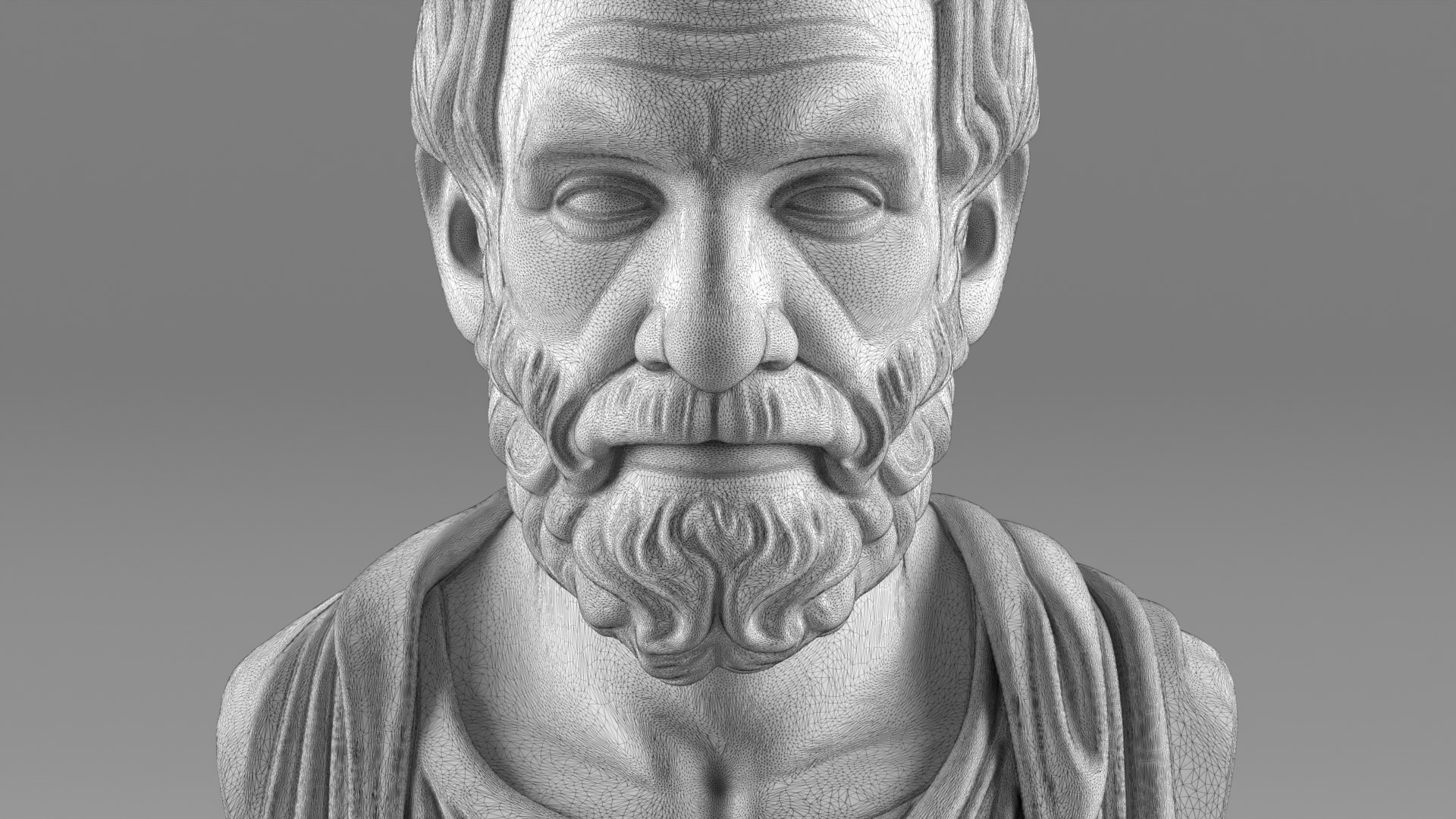 Free Aristotle Bust Sculpture 3D Print Model STL File Printable Bust ...