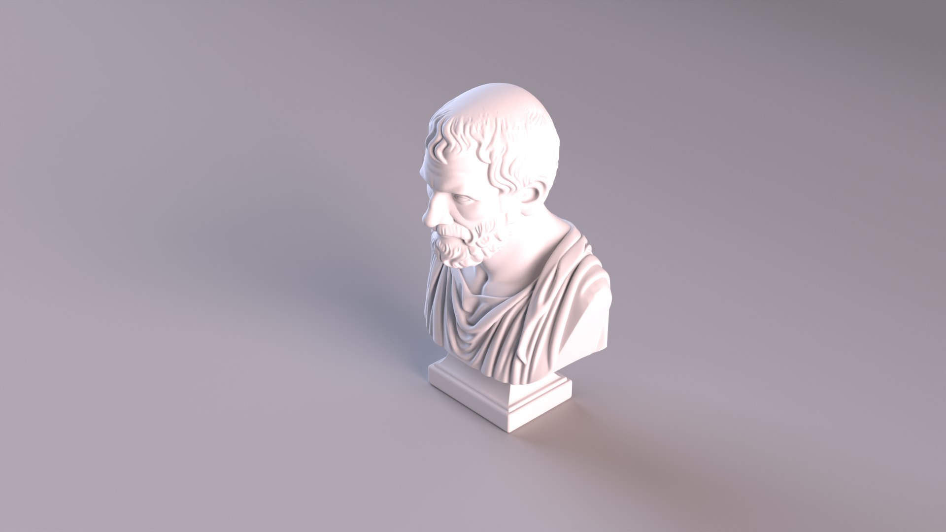 Free Aristotle Bust Sculpture 3D Print Model STL File Printable Bust ...