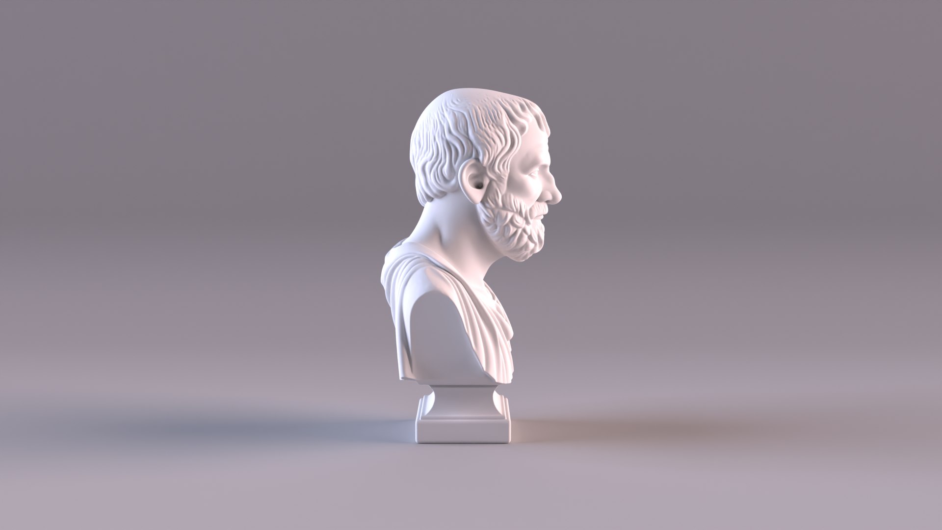 Free Aristotle Bust Sculpture 3D Print Model STL File Printable Bust ...