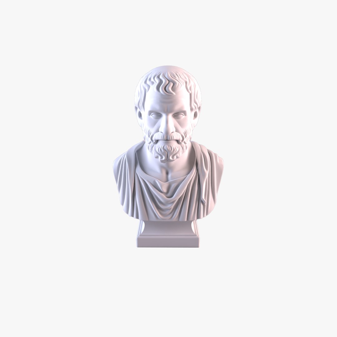 Free Aristotle Bust Sculpture 3D Print Model STL File Printable Bust ...
