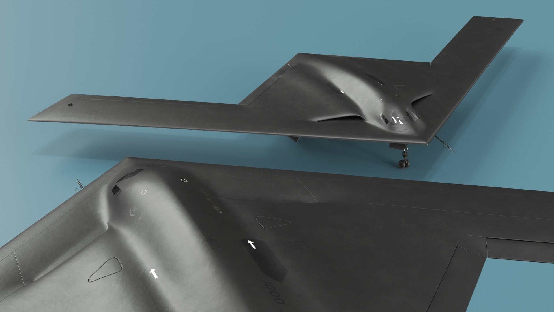 B-2 Spirit Night Version Old 3D Model - TurboSquid 2387086