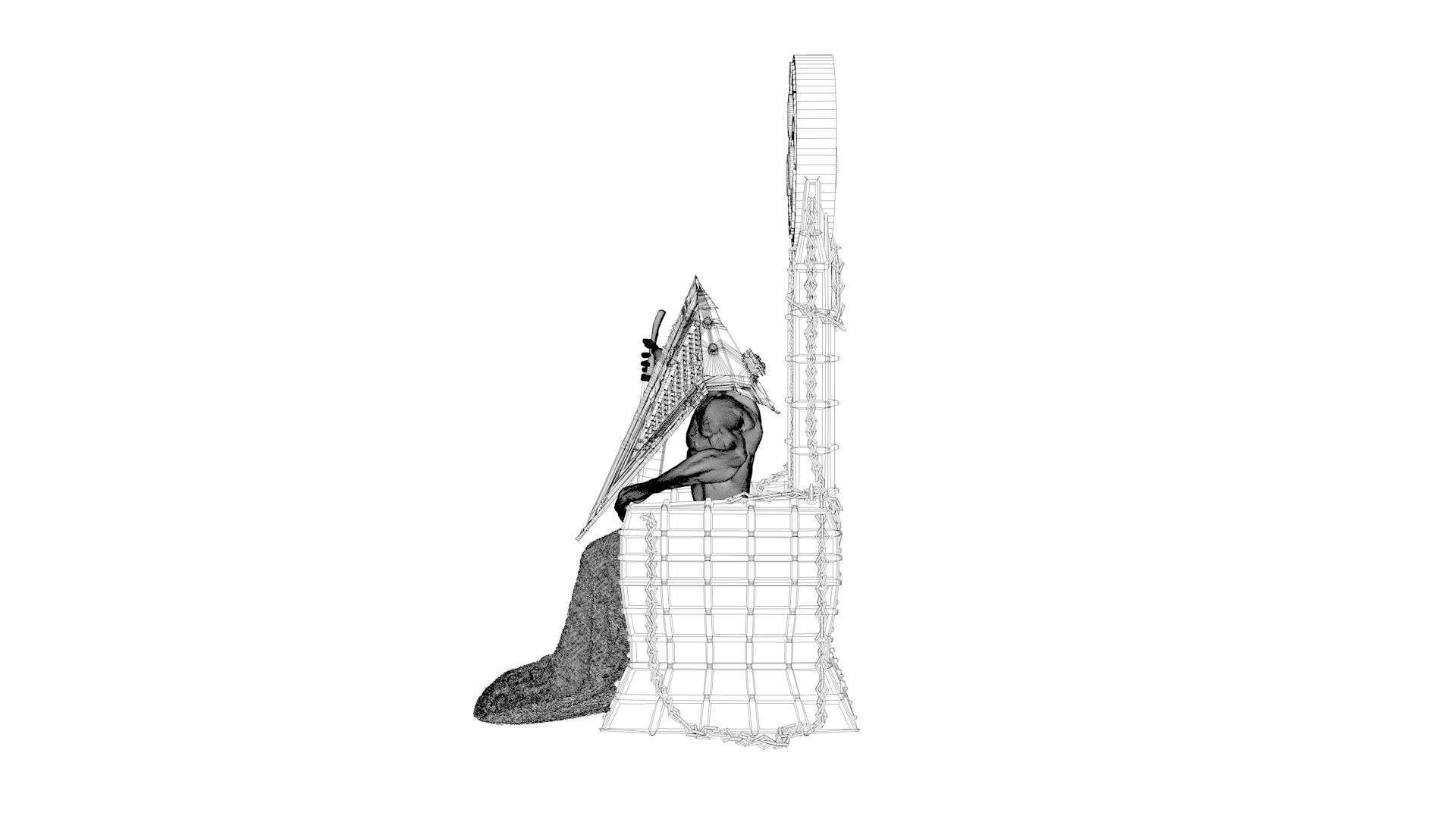 Pyramid Head On Throne Model - TurboSquid 1865101