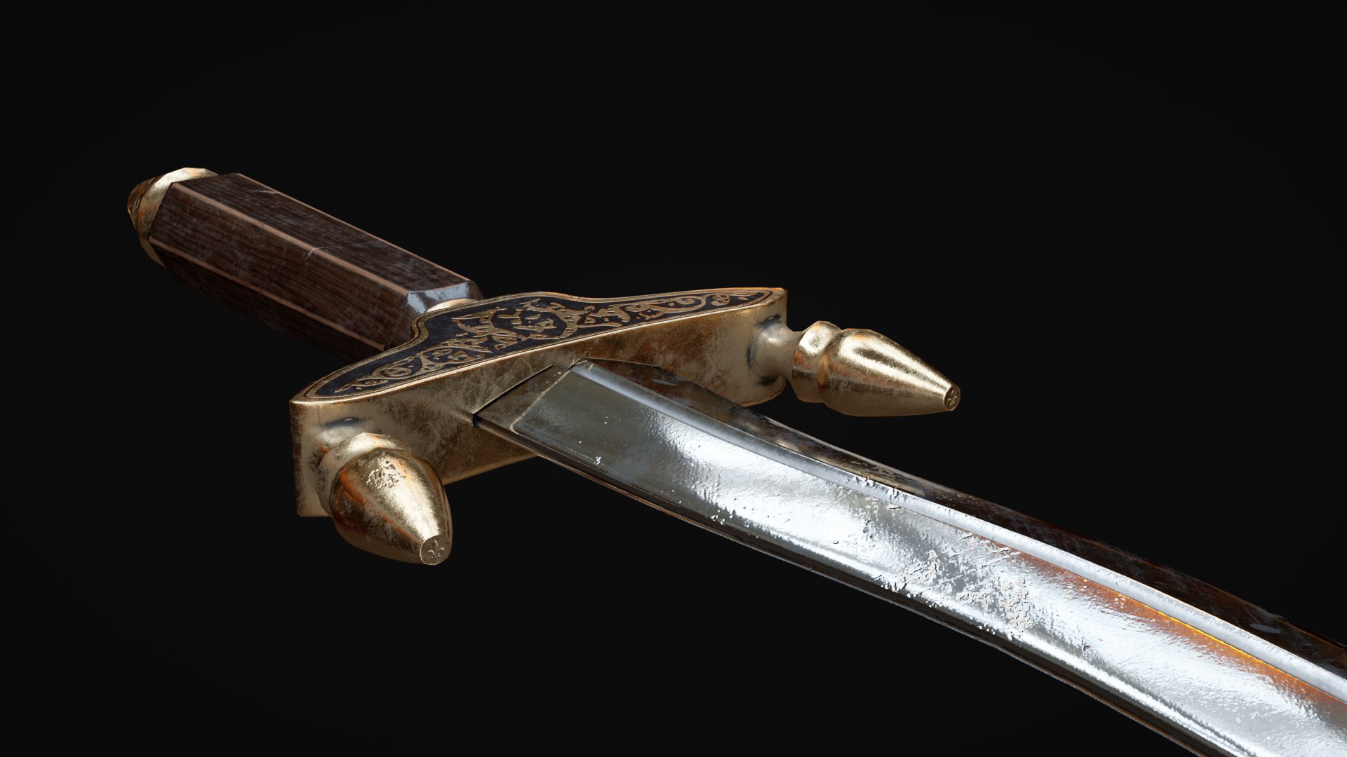 3D Sword Byzantine Battle Model - TurboSquid 1622987