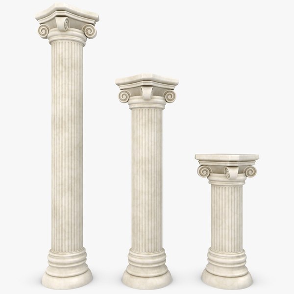 Ionic Column 3ds Max Models for Download | TurboSquid