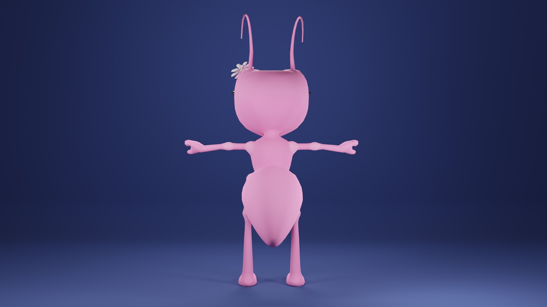 Cute Stylized Pink Blue Purple Ant Fully Rigged 3D Model - TurboSquid ...