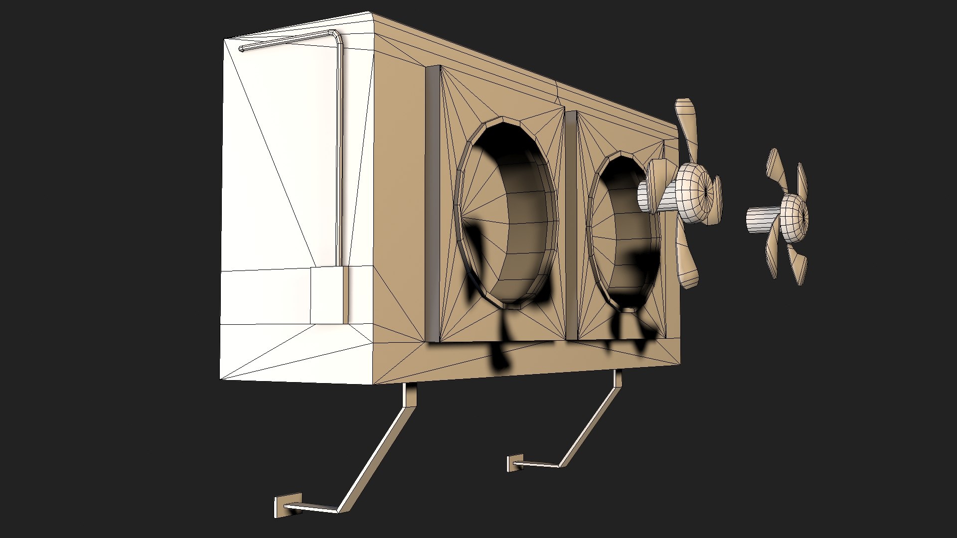 Air Condition Unit 01 3d Model