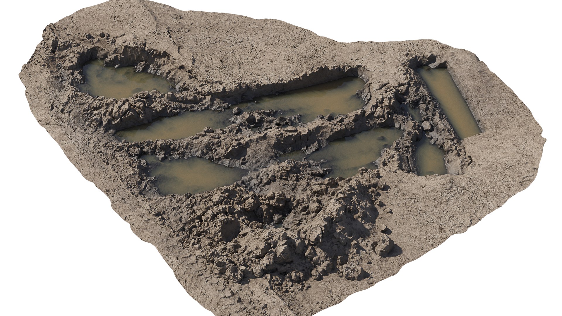 3D Model The Mud Pit - TurboSquid 1915027