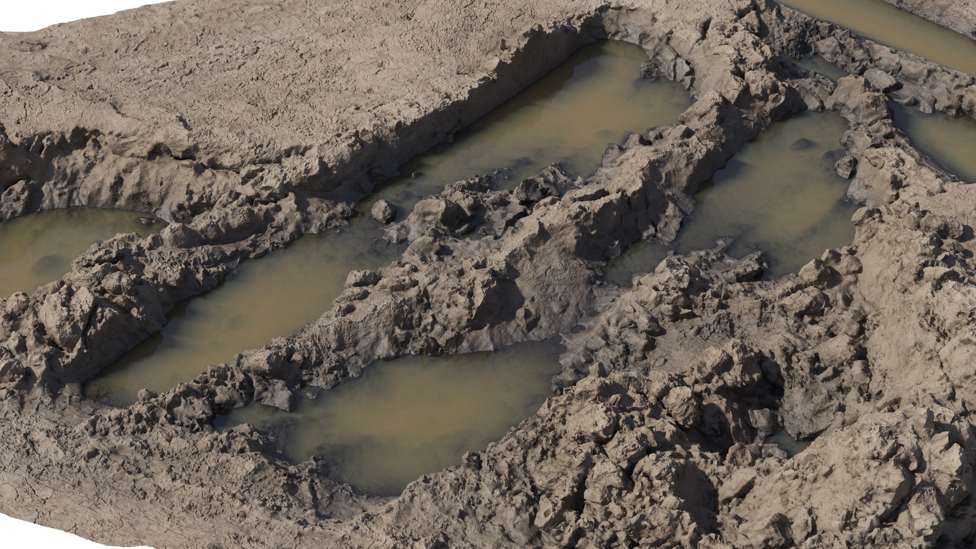 3D Model The Mud Pit - TurboSquid 1915027
