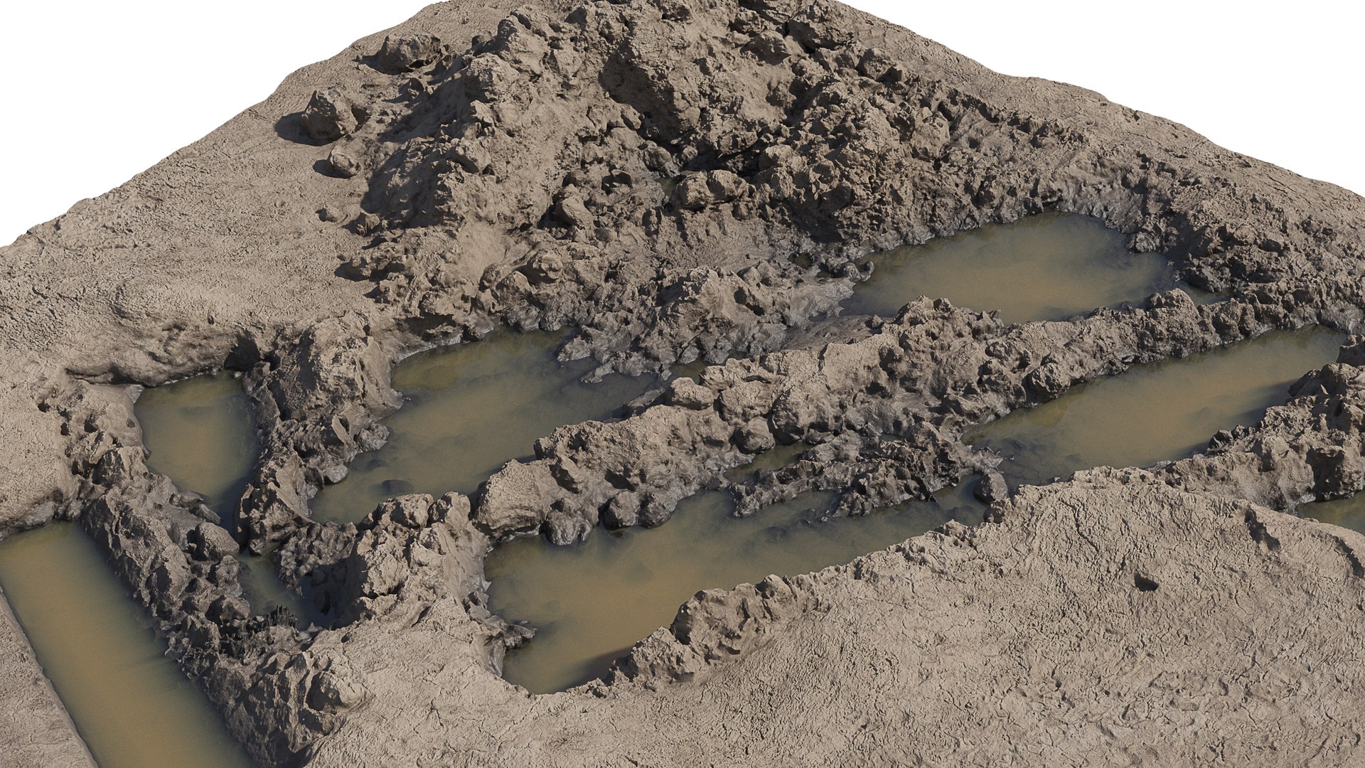 3D Model The Mud Pit - TurboSquid 1915027