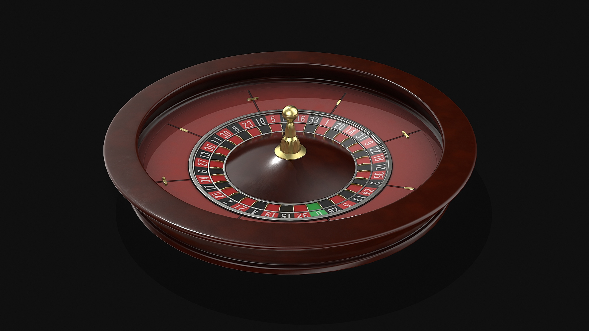 Roulette Wheel 3D - TurboSquid 2248740
