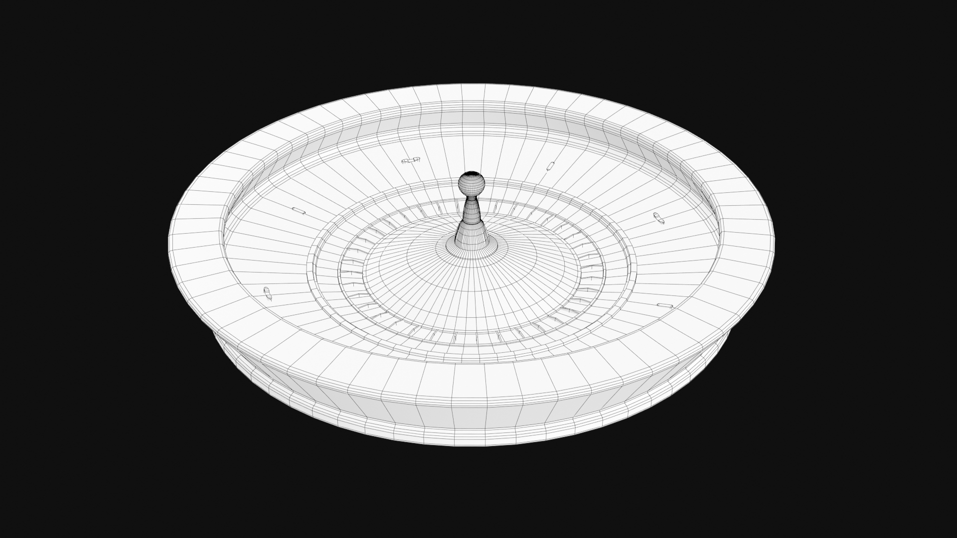 Roulette Wheel 3D - TurboSquid 2248740