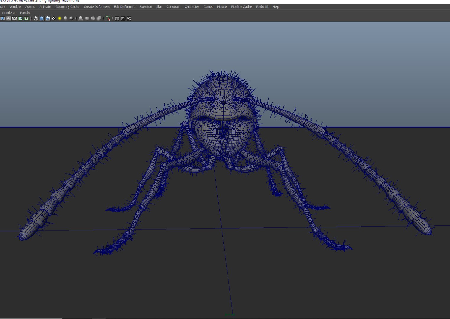 Ant Rig 3D Model - TurboSquid 1368279