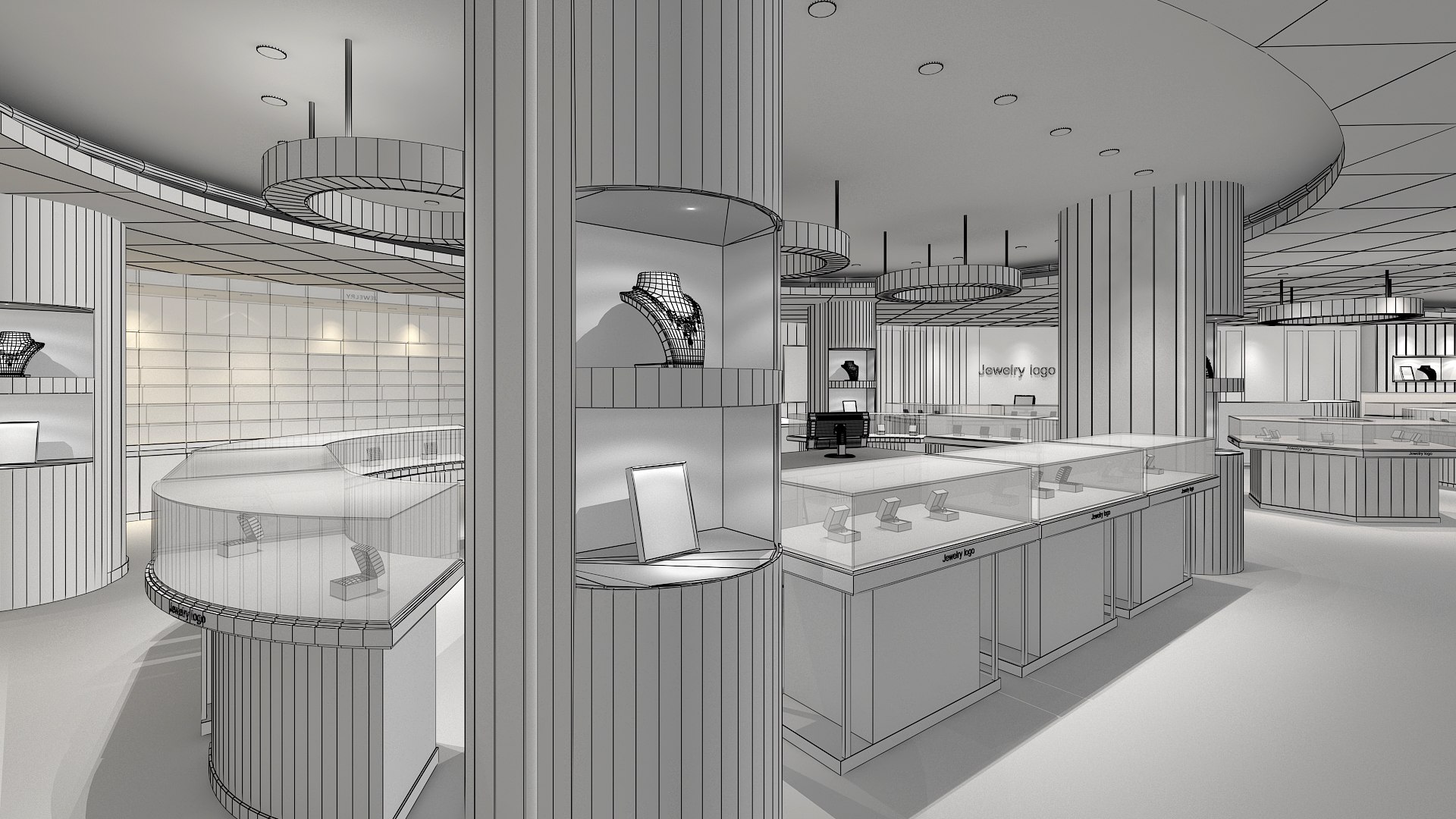 3D Model Jewelry Store 02 - TurboSquid 2105458