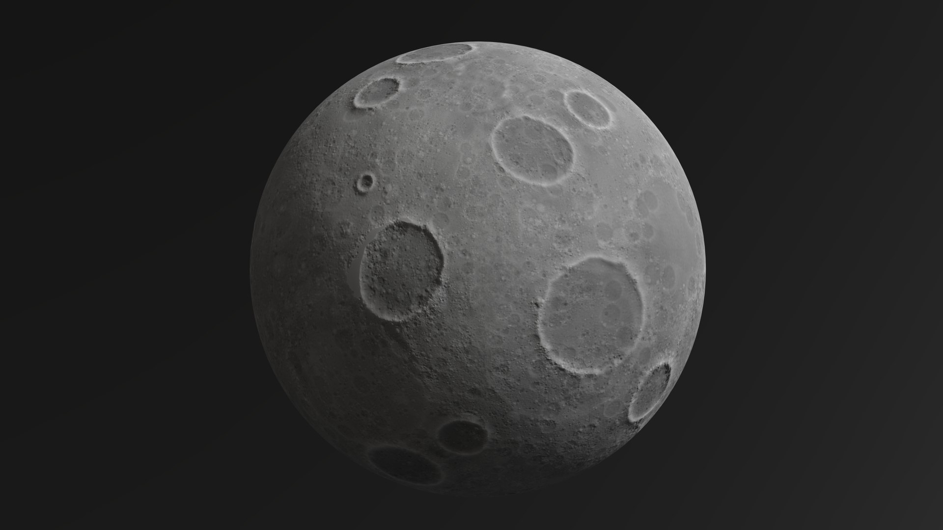 3D Model Cartoon Moon - TurboSquid 1534974