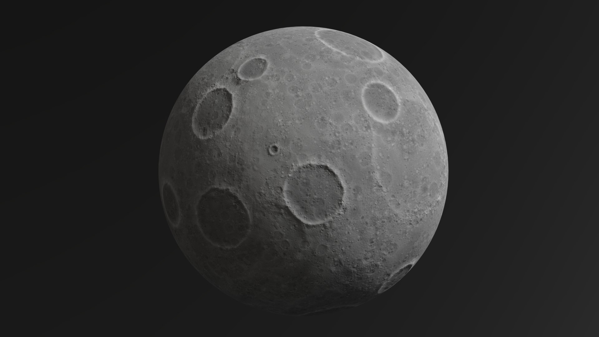 3D Model Cartoon Moon - TurboSquid 1534974