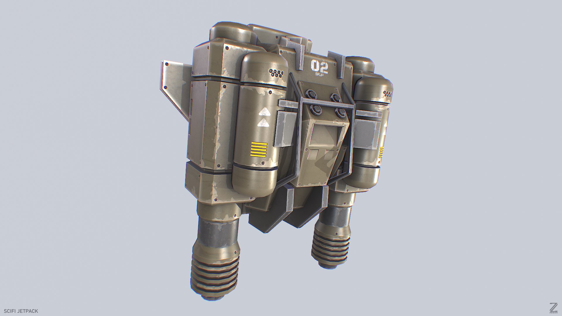 Scifi Jetpack 3D Model - TurboSquid 2397487