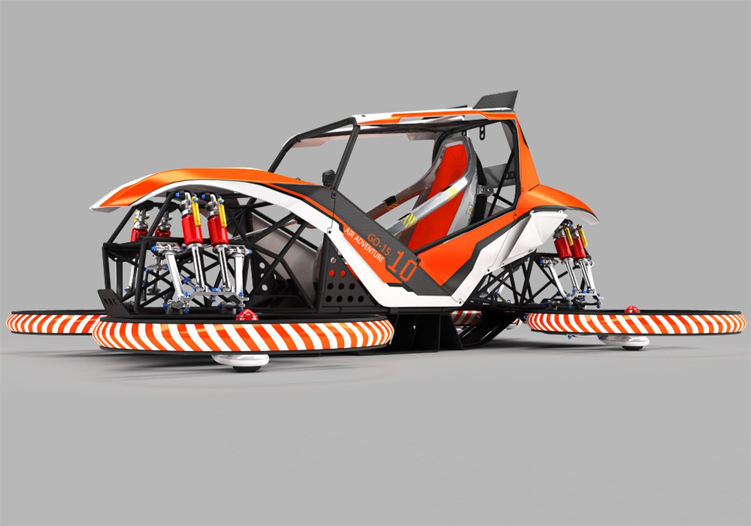 Quadcopter Flying Vehicle 3D Model - TurboSquid 1255006