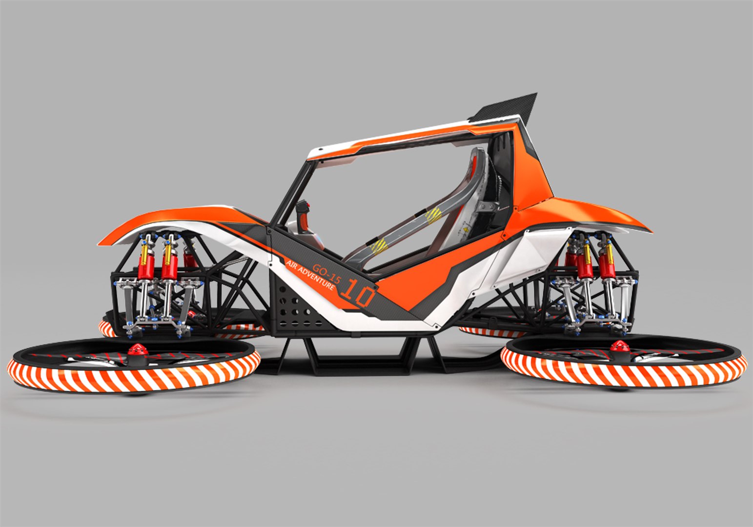 Quadcopter Flying Vehicle 3D Model - TurboSquid 1255006