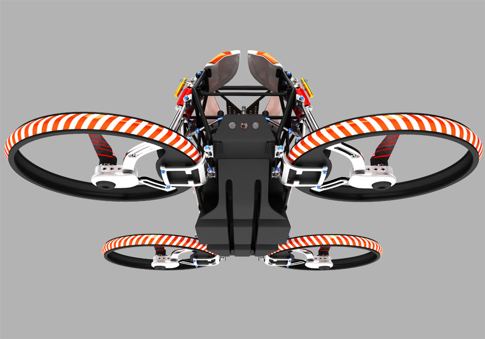 Quadcopter Flying Vehicle 3D Model - TurboSquid 1255006