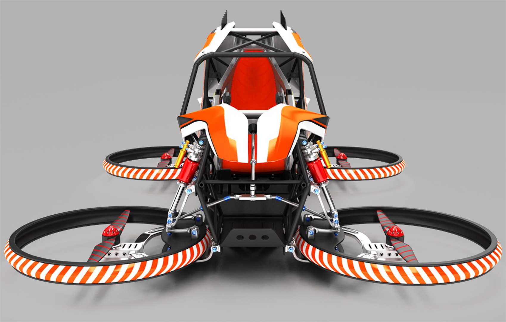 Quadcopter Flying Vehicle 3D Model - TurboSquid 1255006