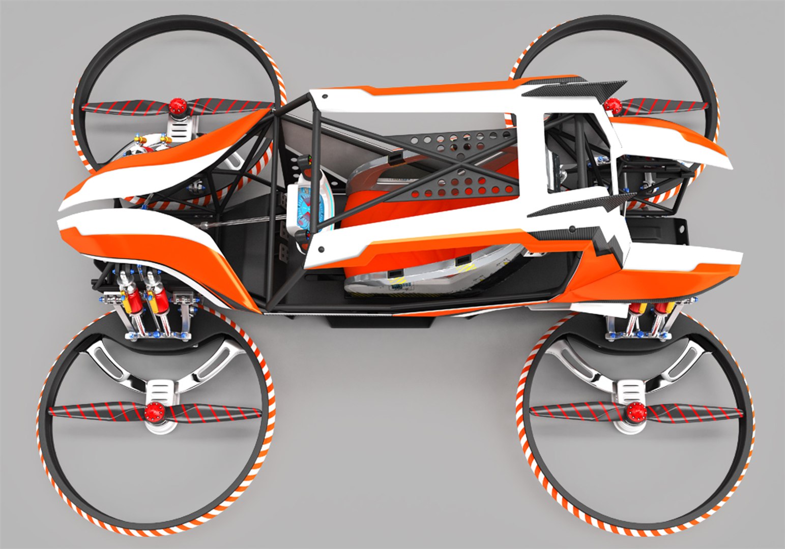 Quadcopter Flying Vehicle 3D Model - TurboSquid 1255006