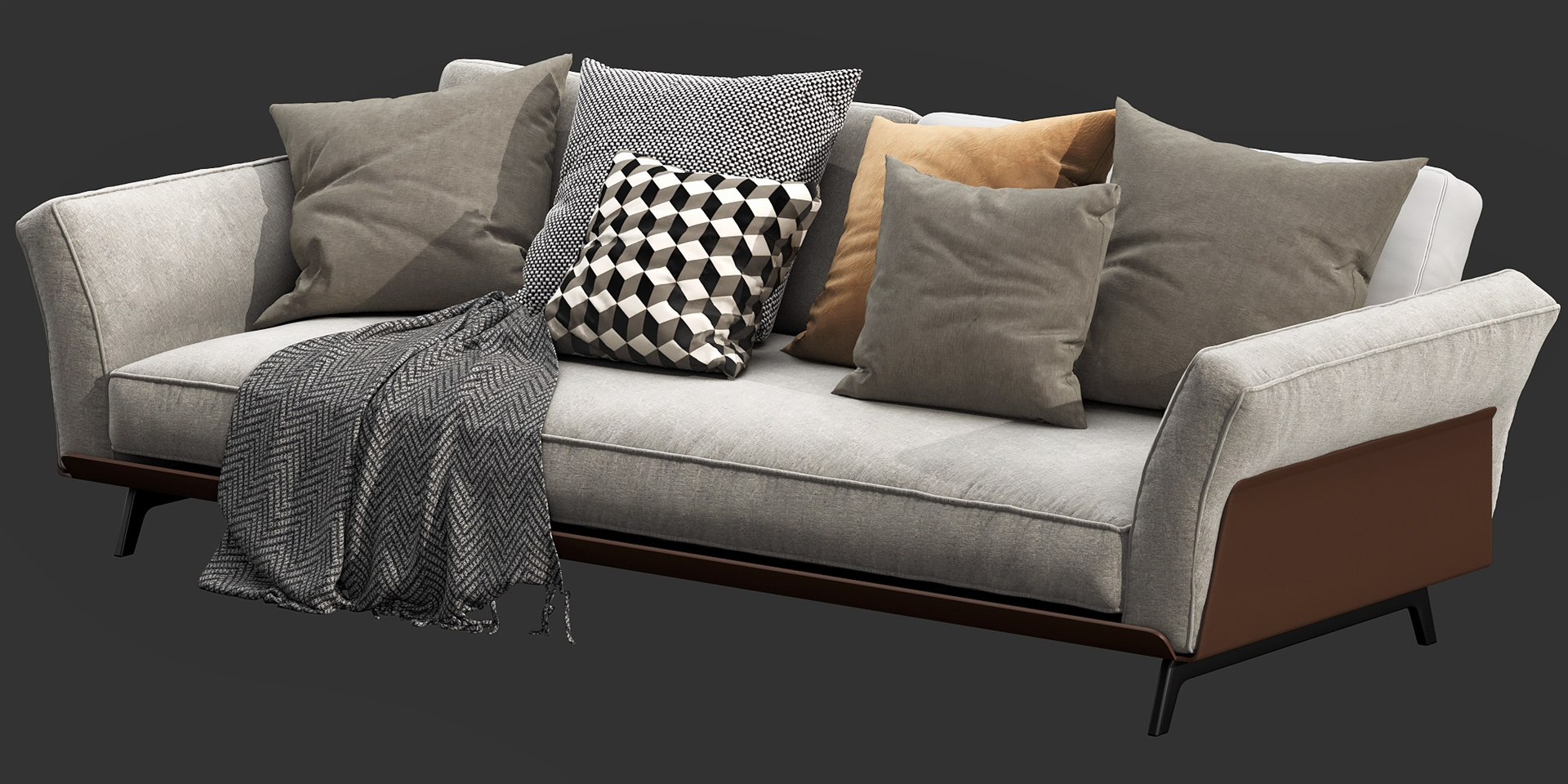 Flexform este 3D model - TurboSquid 1672532