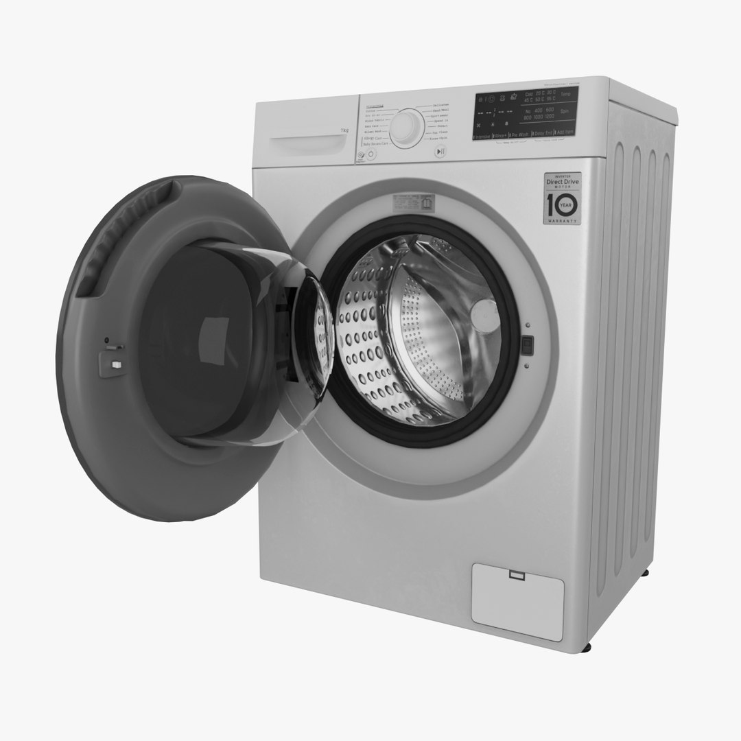 3D Washing Machine low-lopy game-ready model model - TurboSquid 2064567