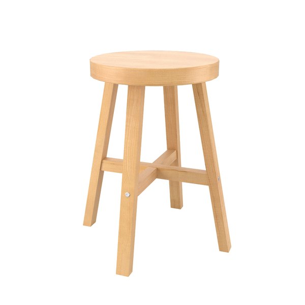 3D model wood stool - TurboSquid 1314843