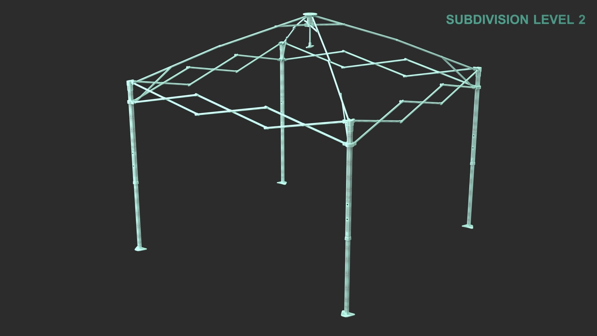 3D Model Tent Frame - TurboSquid 1903449