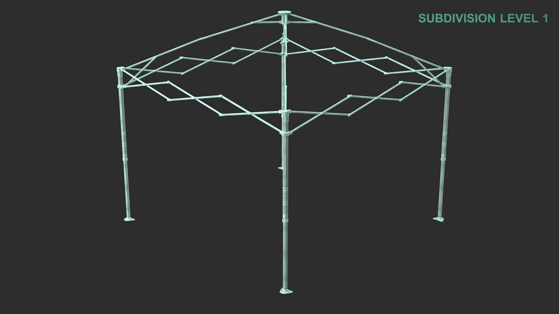 3D Model Tent Frame - TurboSquid 1903449