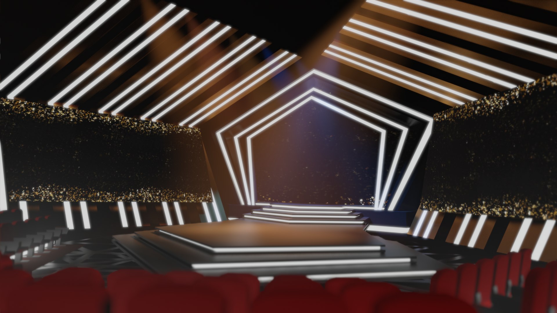 3D Virtual Modern Stage - TurboSquid 1734221