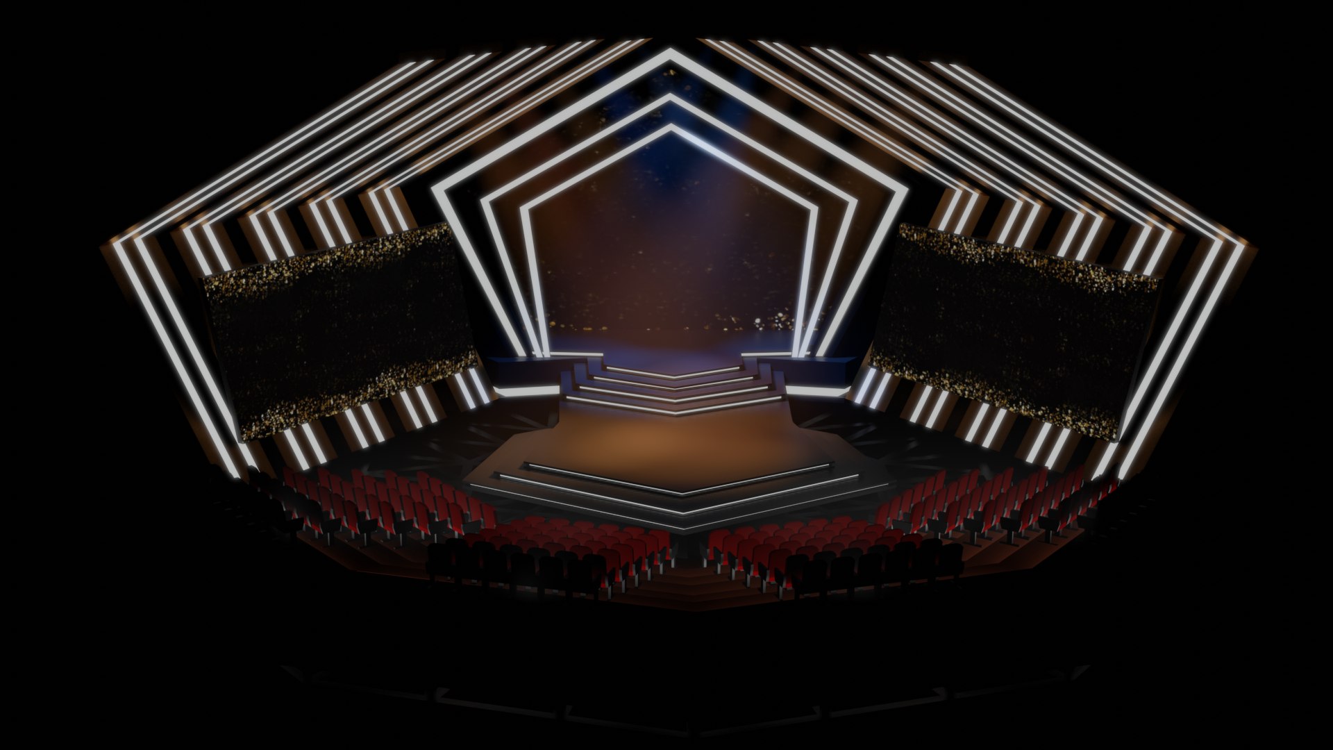 3D Virtual Modern Stage - TurboSquid 1734221