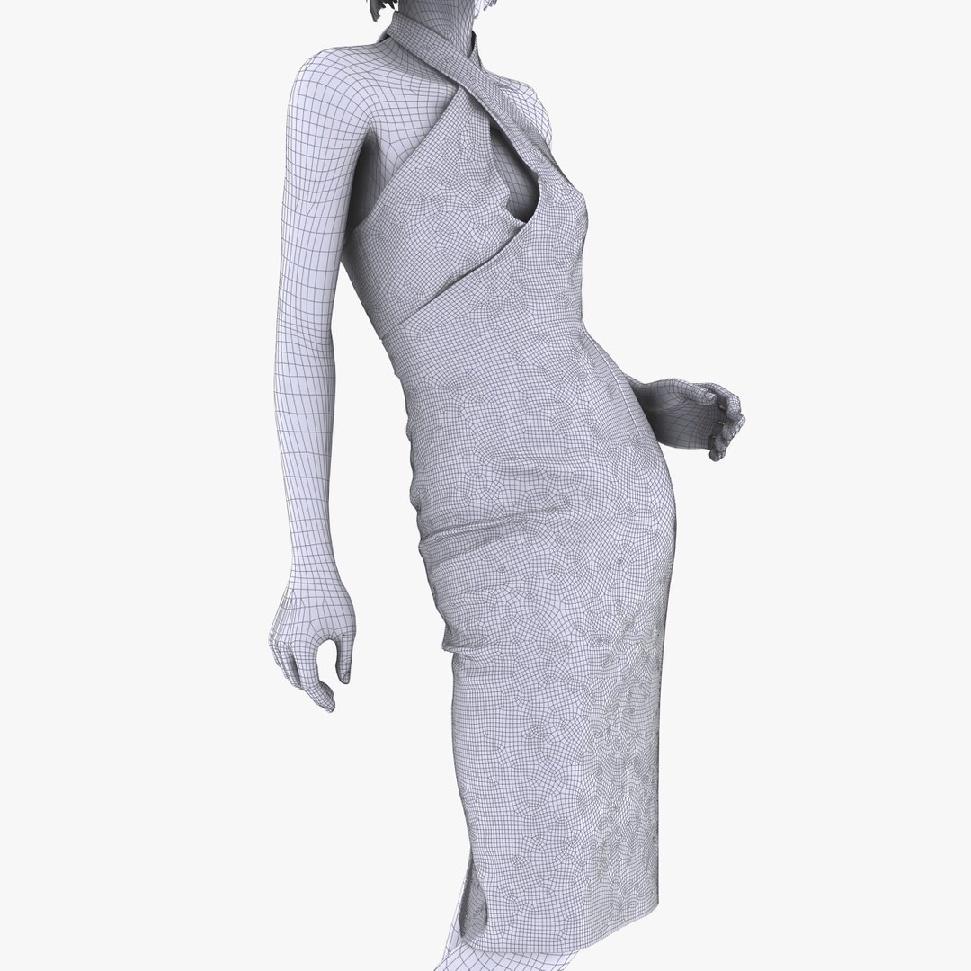 3D Dress Cloth Mannequin Model - TurboSquid 1391916