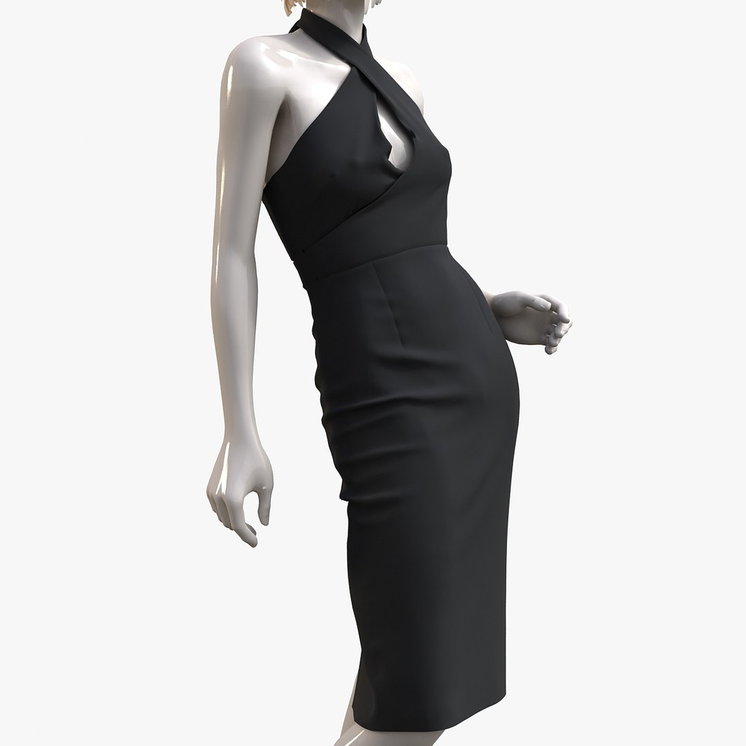 3D Dress Cloth Mannequin Model - TurboSquid 1391916