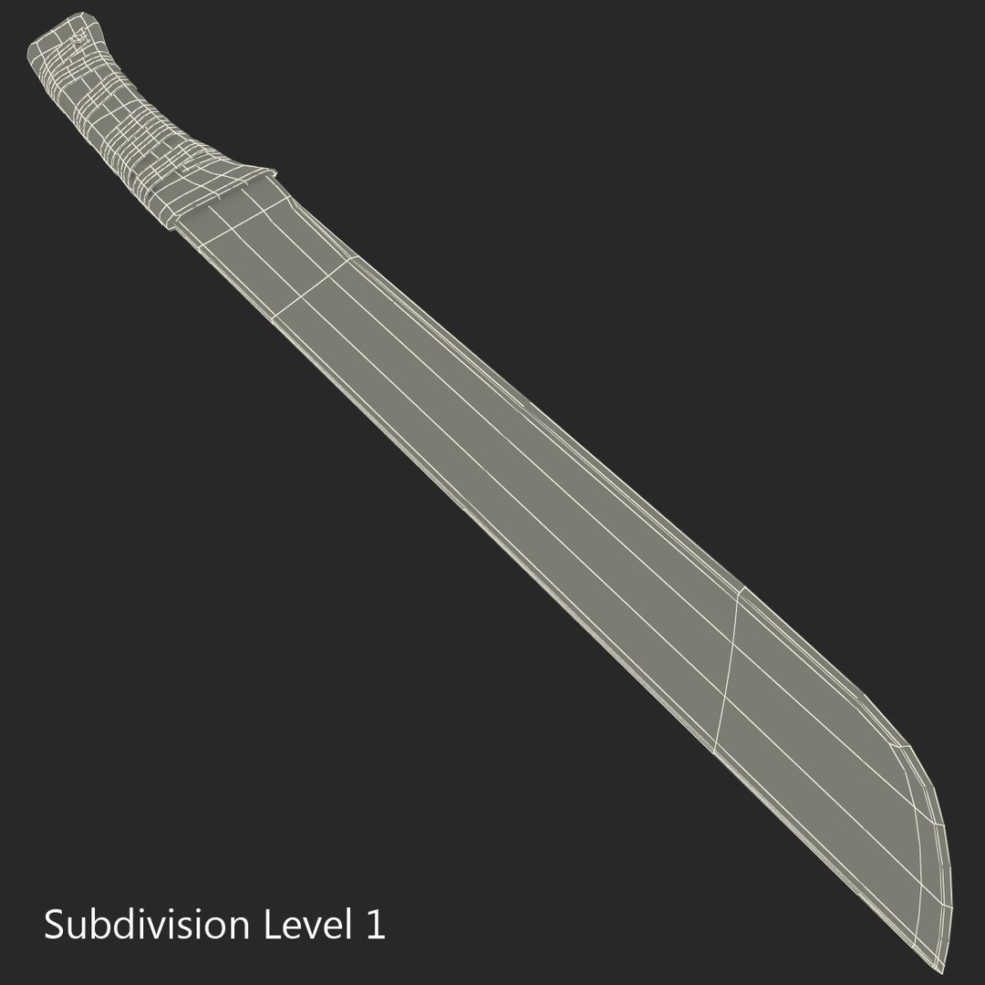 old machete 3d max