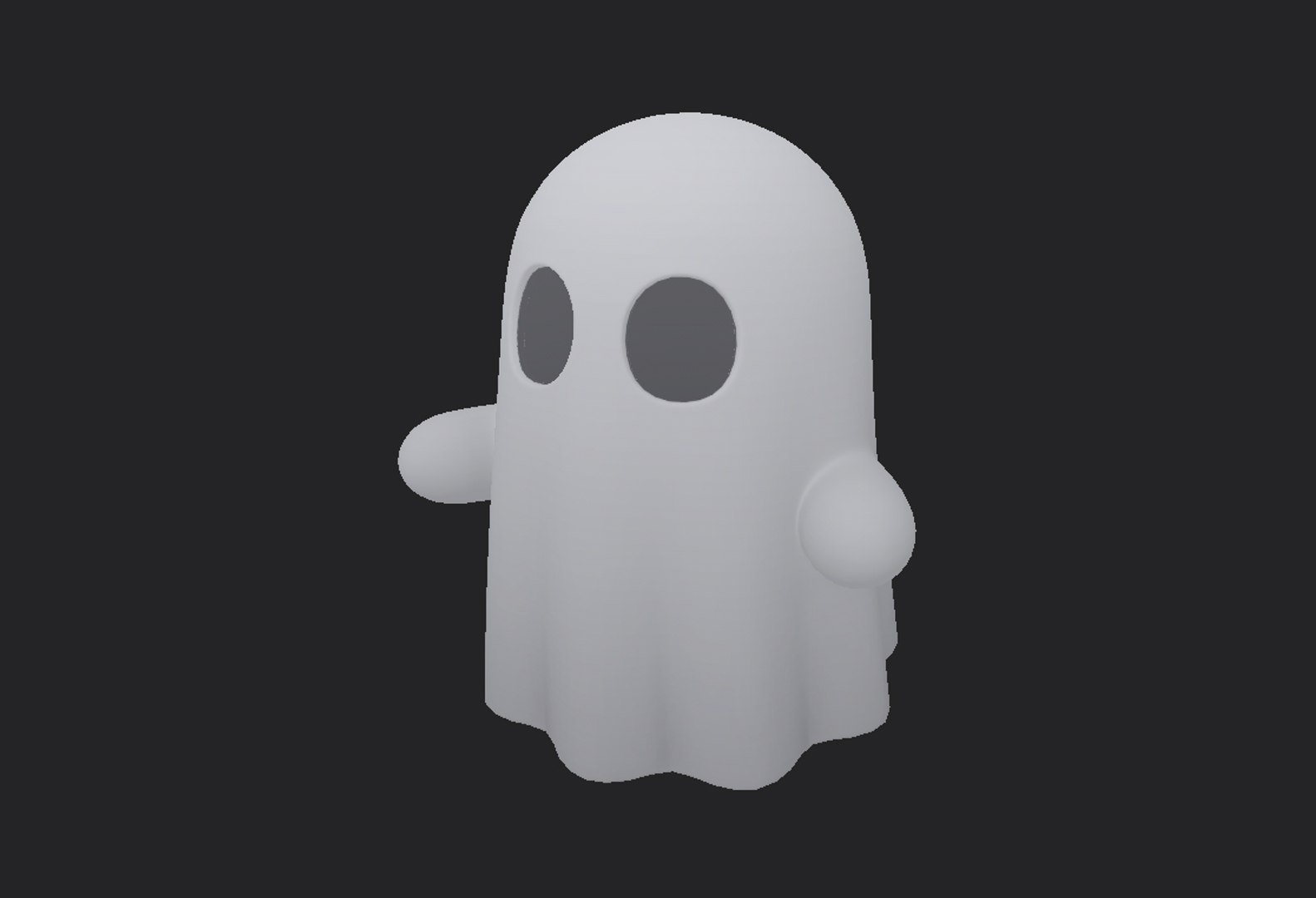 Ghost Cartoon 3D Model - TurboSquid 1462212