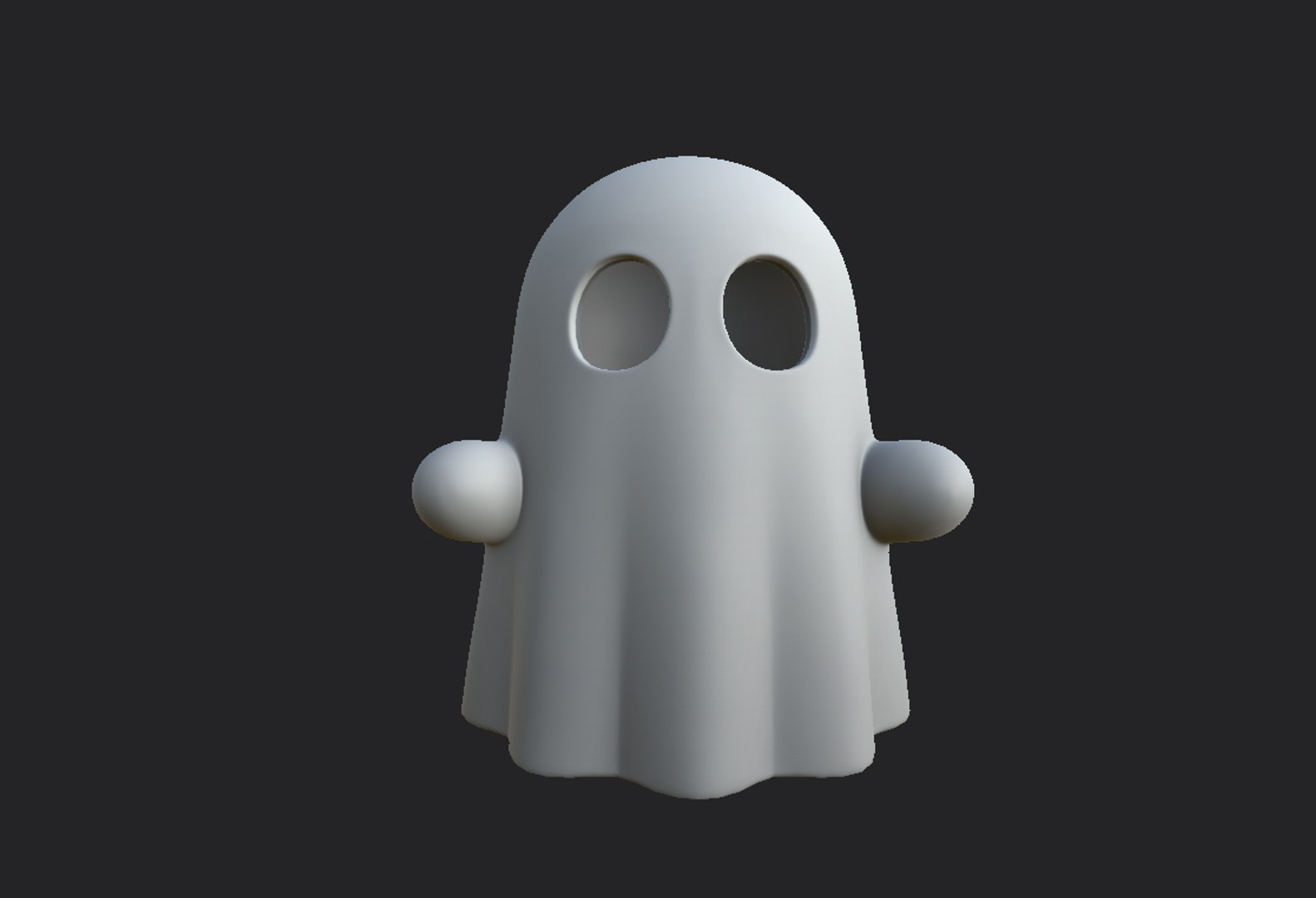 Ghost Cartoon 3D Model - TurboSquid 1462212
