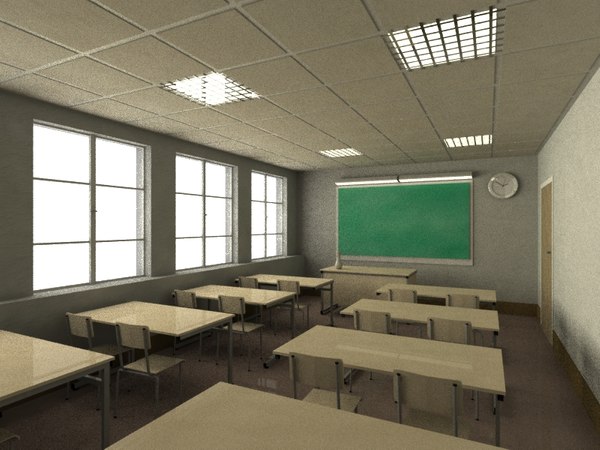 3d court room courtroom model