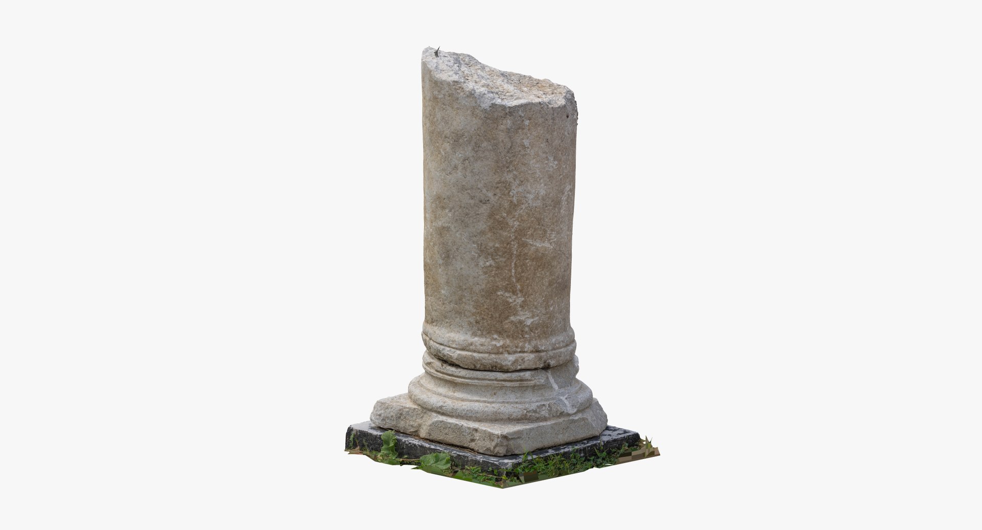 3D model medieval stone column piece - TurboSquid 1539498